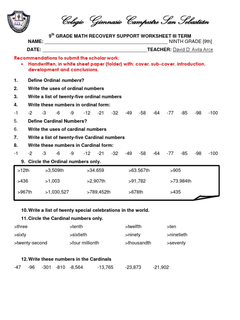 9th. Math Recov III | PDF | Teaching Methods & Materials