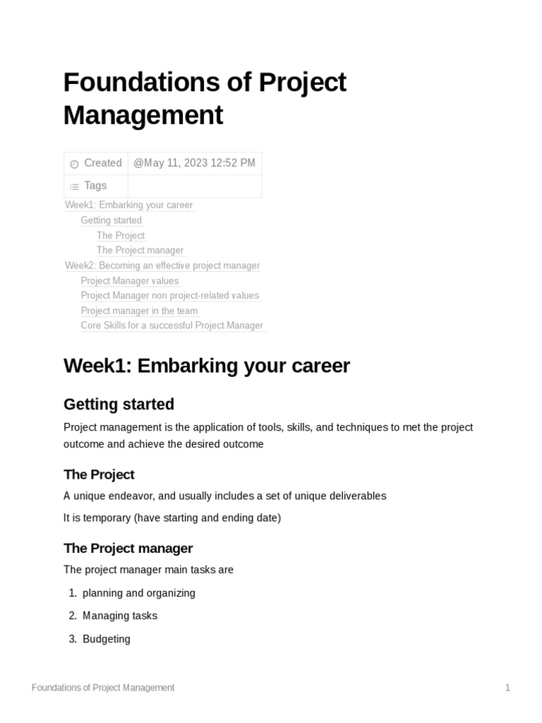 Essentials of Project Management Skills | PDF | Project Management ...