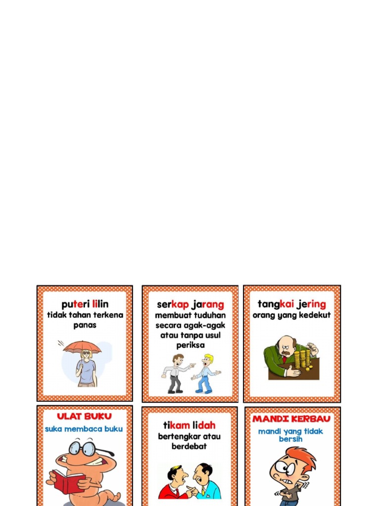 simpulan bahasa | PDF