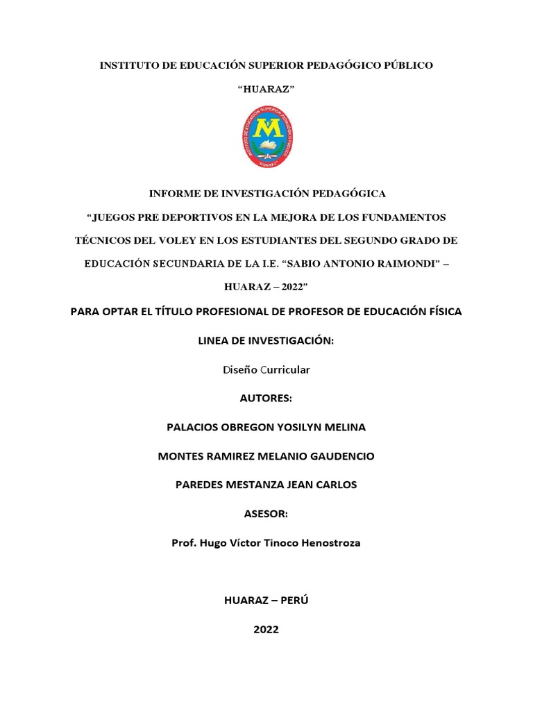 4 Essssss Completo MPASTADOS YOSILYN Informe de Tesis Yoselin - 2022 ...