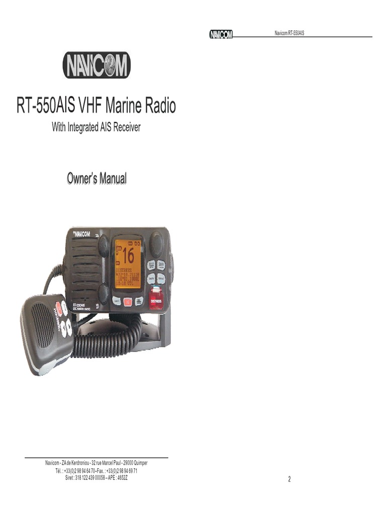 Navicom RT-550AIS | PDF | Information And Communications Technology ...