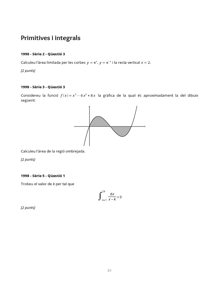 Recull Pau Integrals | PDF