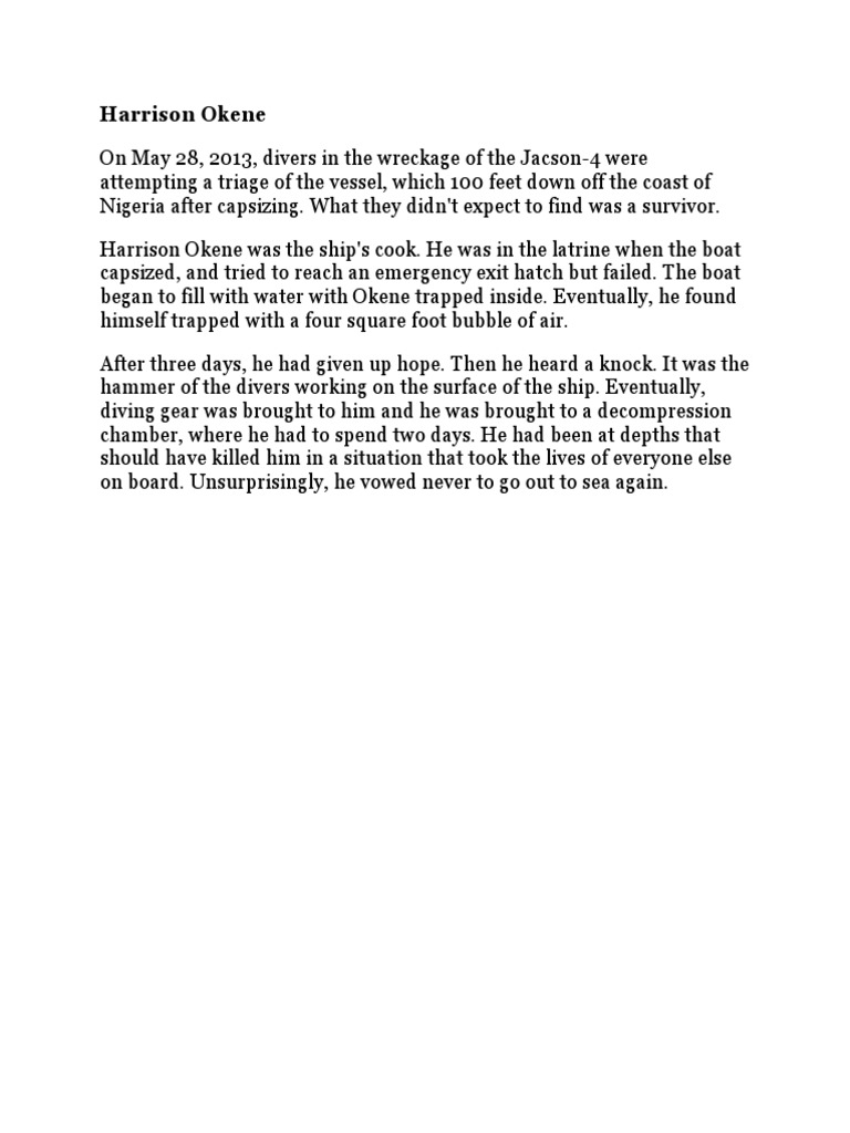 Harrison Okene | PDF