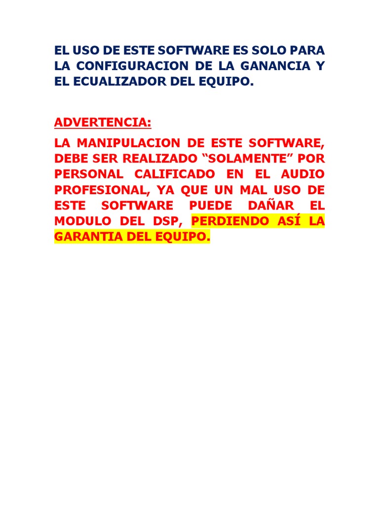 Pasos para Instalacion de Software | PDF