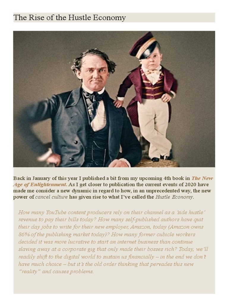 The Rise of The Hustle Economy | PDF