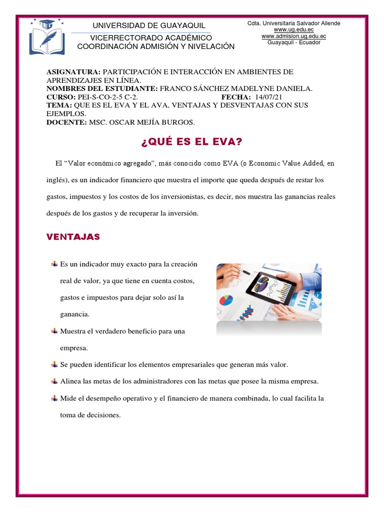 QUE ES EL EVA Y EL AVA | PDF | Curso abierto masivo en linea | Ecuador