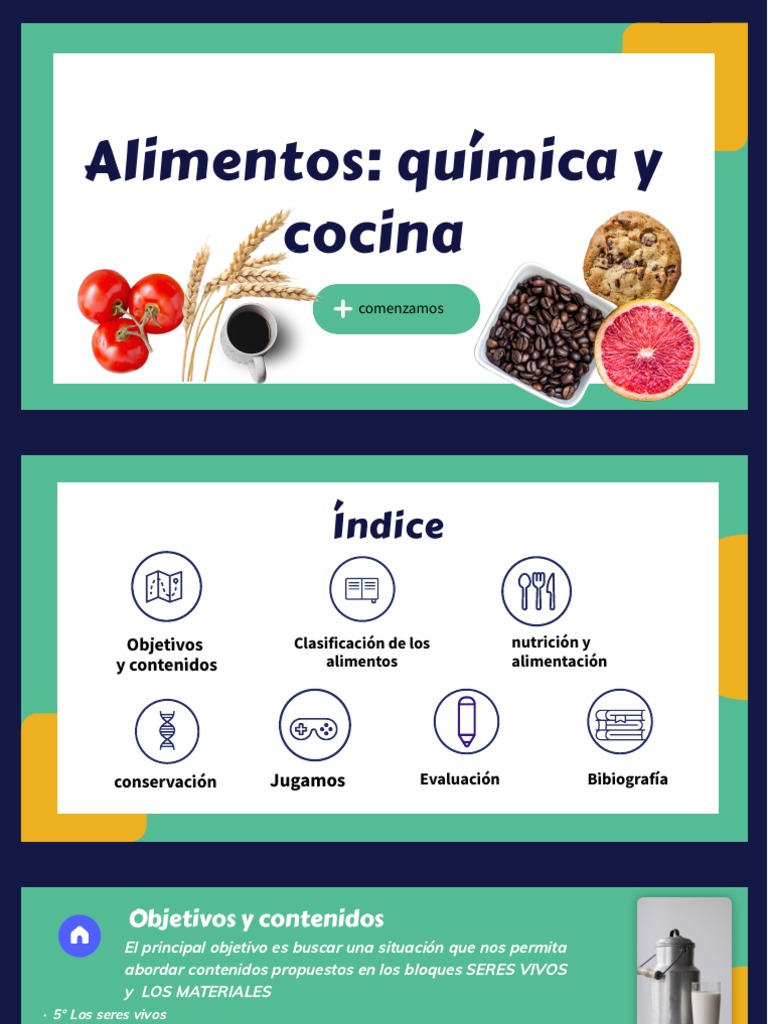 Genially Alimentos | PDF | Alimentos | Nutrientes