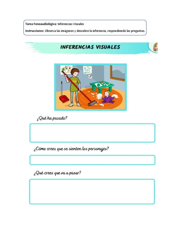 Ejemplos de Inferencias Fonoaudiológicas | PDF | Artes del Lenguaje y ...