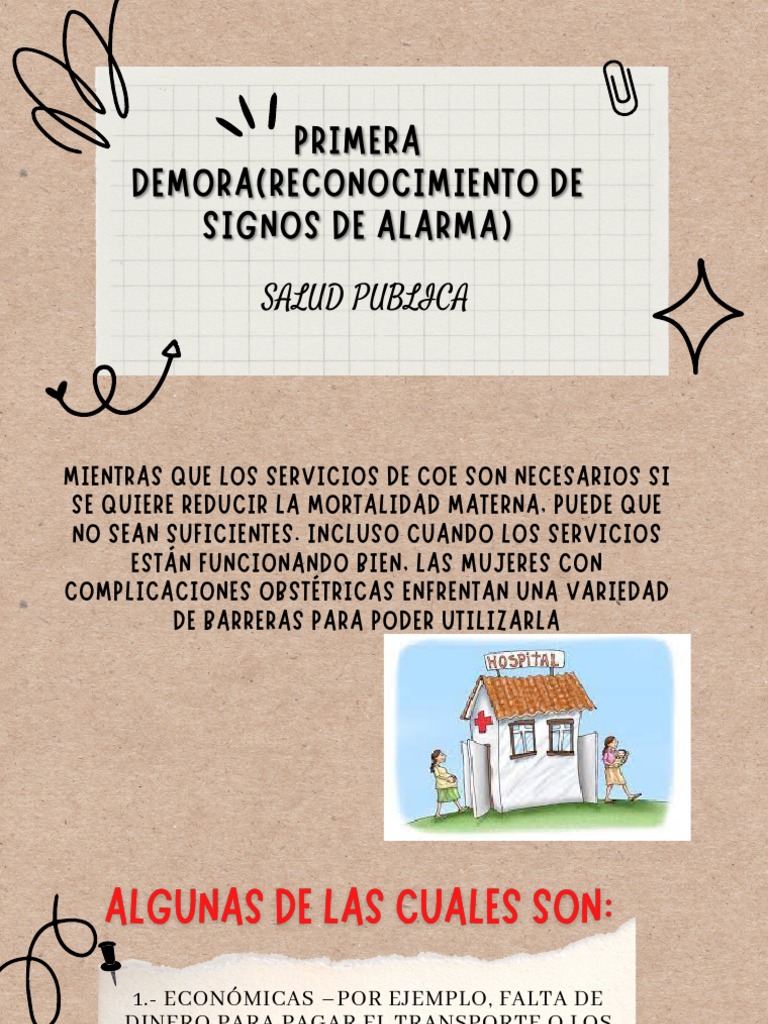 Primera Demora (Reconocimiento de Signos de Alarma) | PDF