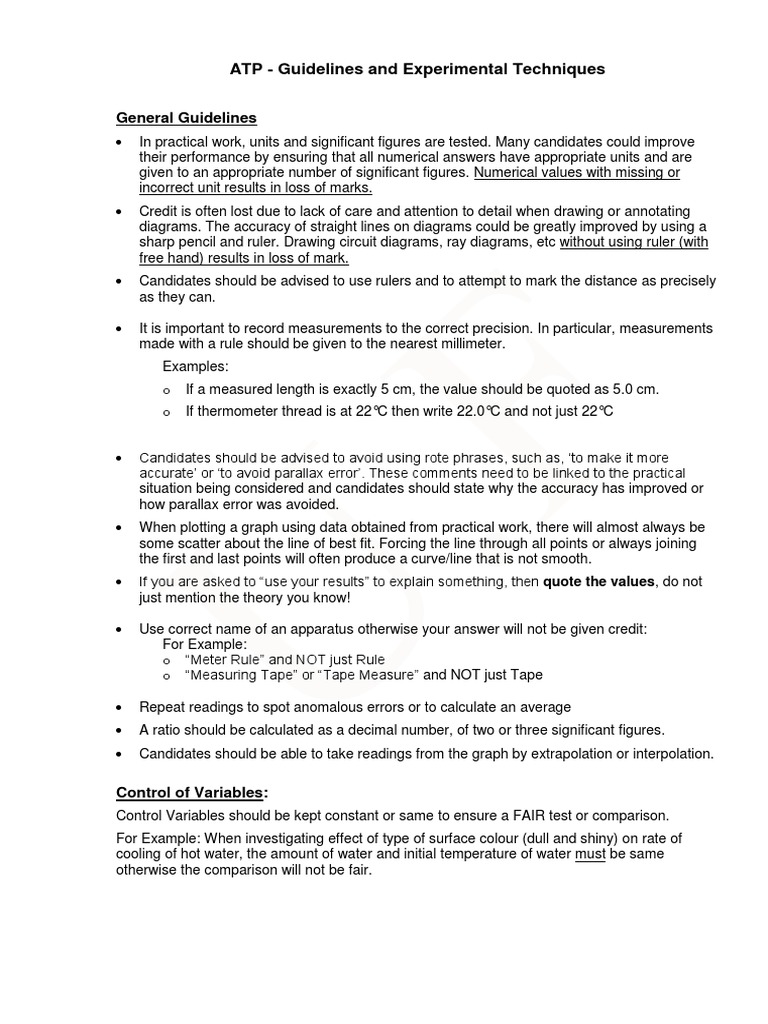 ATP Notes | PDF | Resistor | Accuracy And Precision