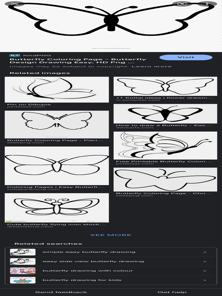 Butterfly Drawing Easy - Google Search | PDF