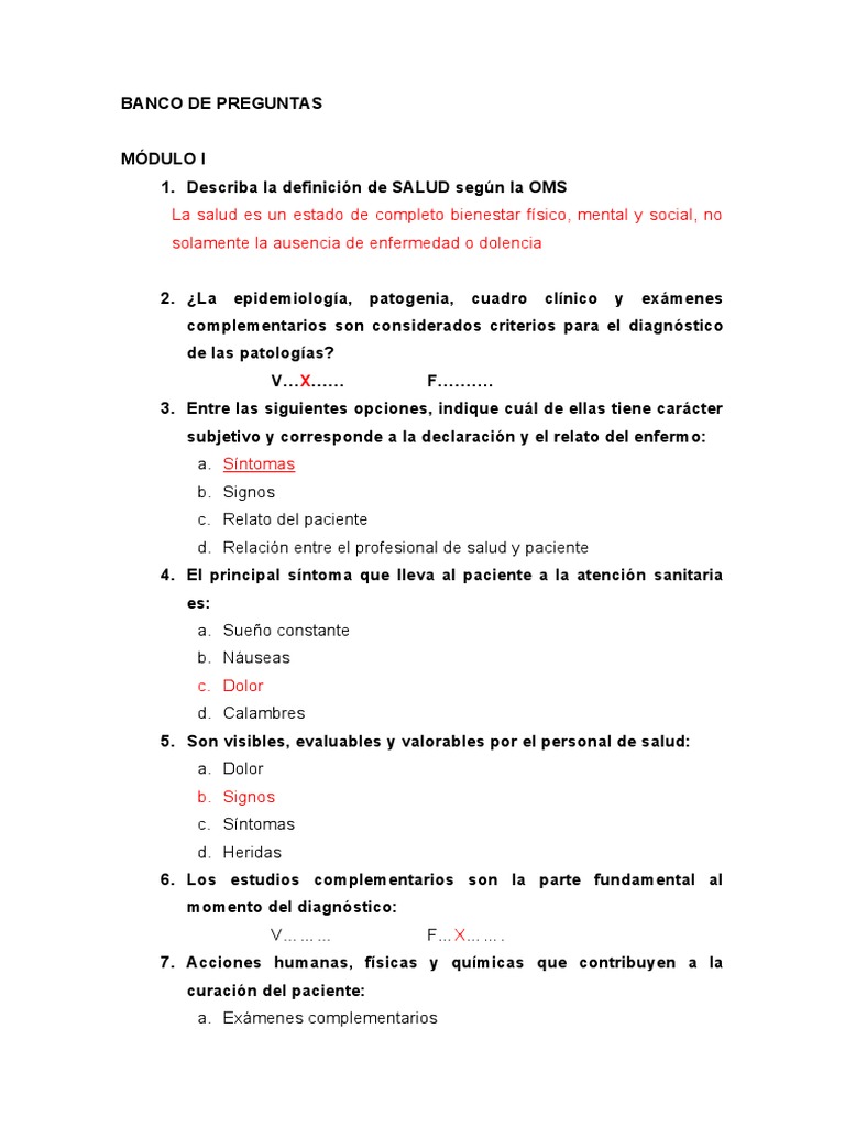 Banco de Preguntas Completo Cmech | PDF | El embarazo | Medicamentos con receta