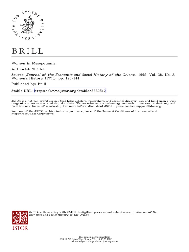 Women in Mesopotamia | PDF | Mesopotamia | Babylonia