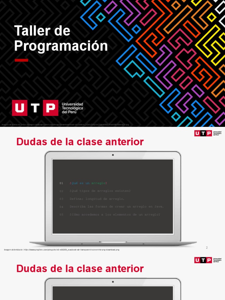 Taller Programacion Sesion 18 | PDF | Tableta | Java (lenguaje de ...