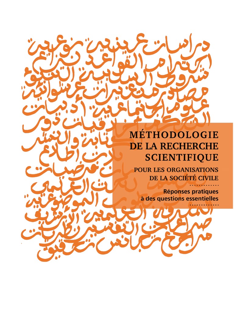 Méthodologie de la Recherche Scientifique | PDF | Science | Objectivité