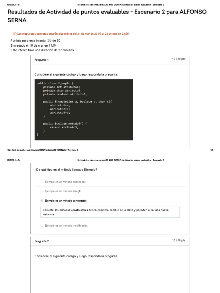 Evaluacion Escenario 2 Estructura | PDF