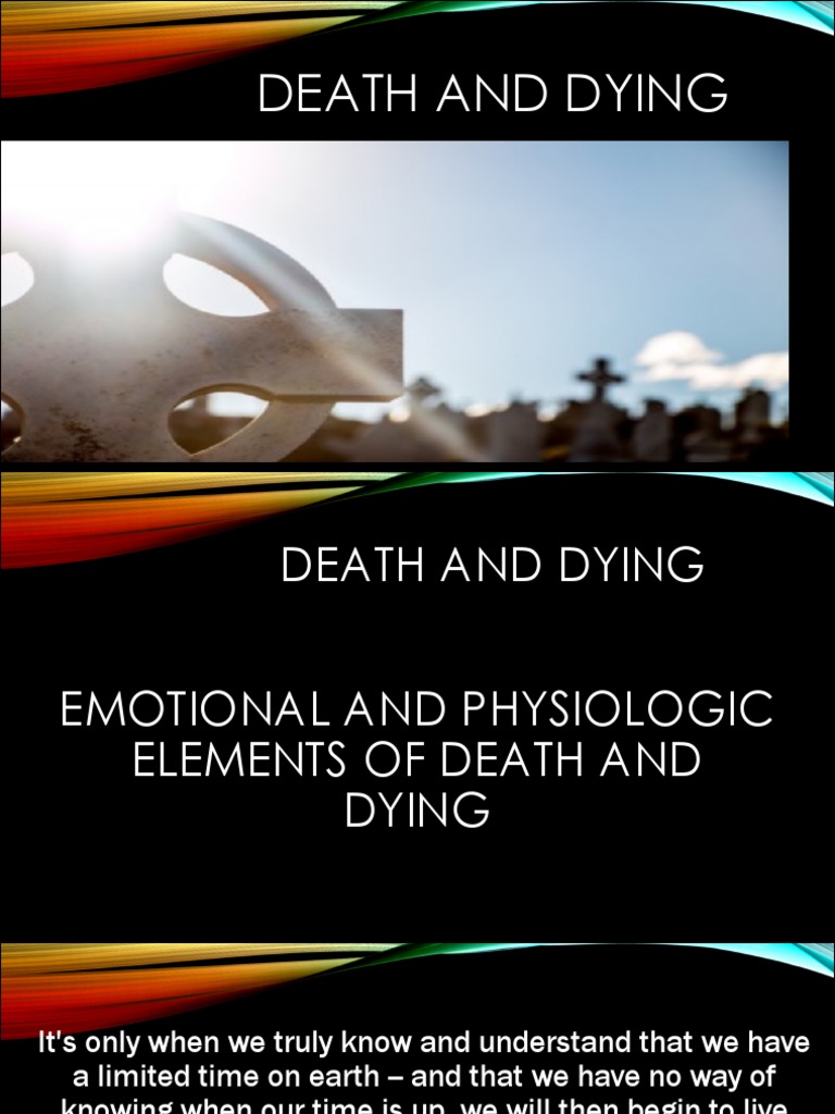 Death and Dying | PDF | Grief | Anger