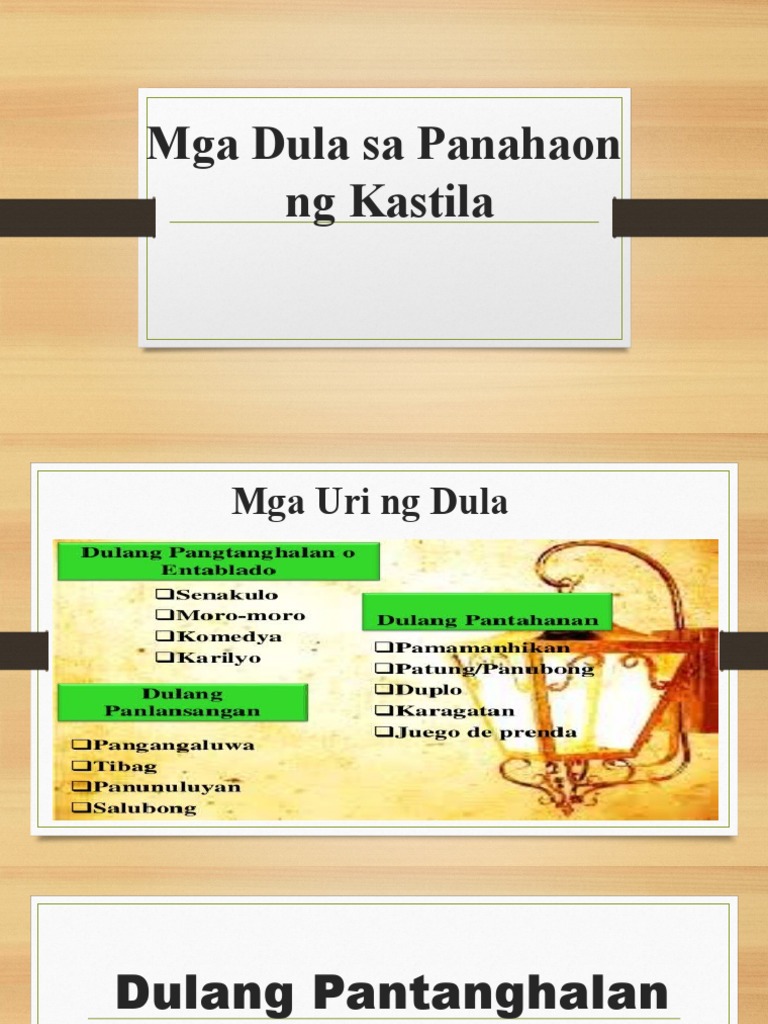 Dula Sa Panahon NG Kastila 1 | PDF
