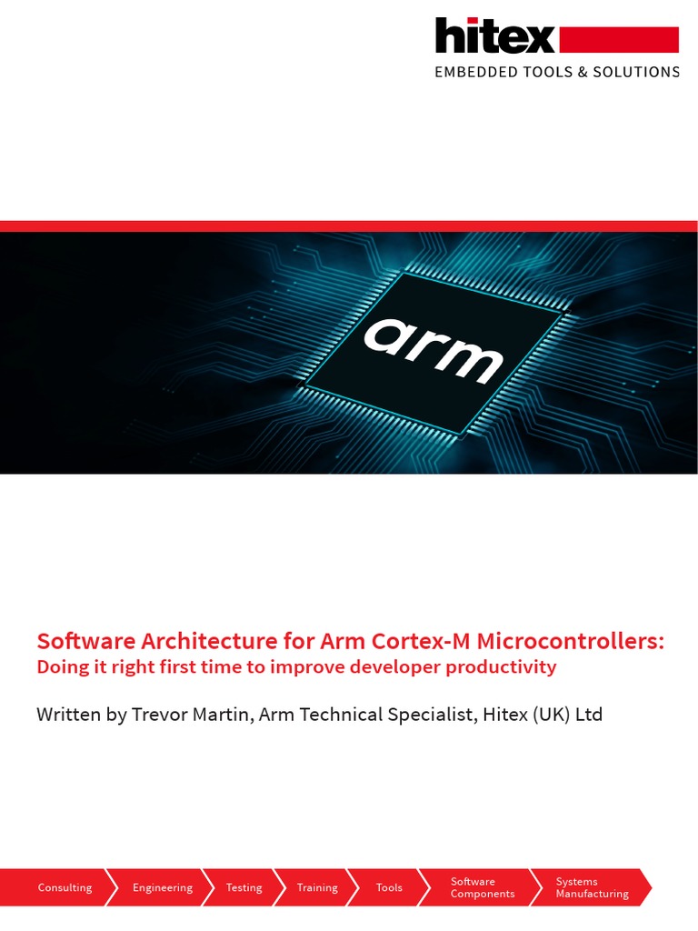 Software Architecture For Arm Cortex M Microcontrollers Pdf Microcontroller Component