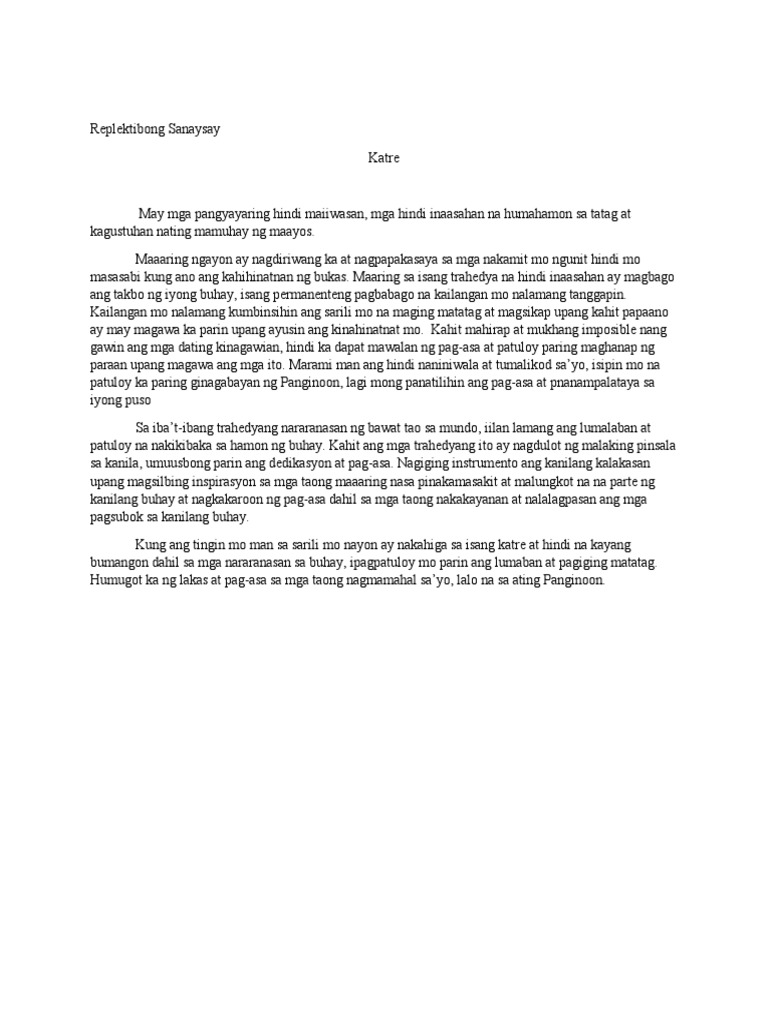 Jamaica Filipino Reflection | PDF