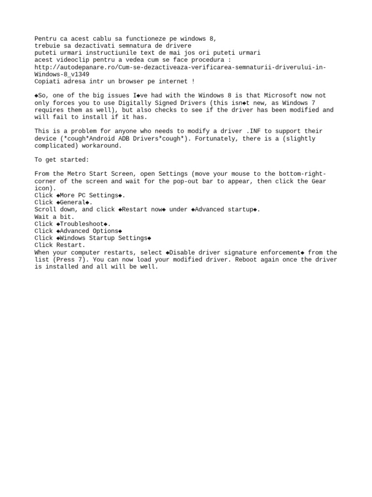Opcom Pe Windows 8 | PDF