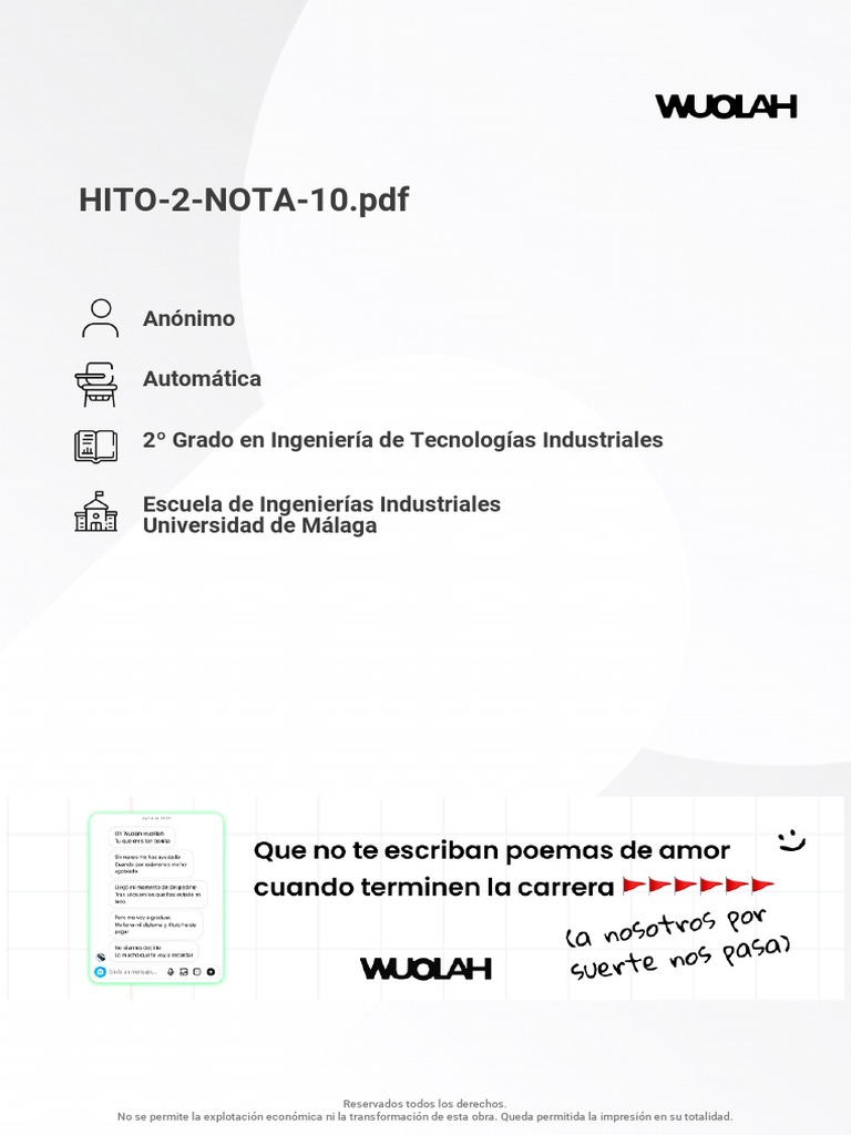 Wuolah Free HITO 2 NOTA 10 | PDF