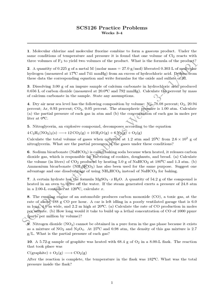 Practice Problems 2 | PDF