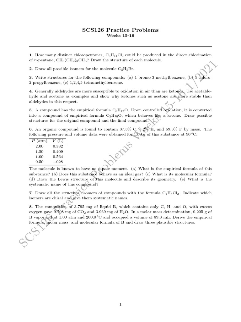 Practice Problems 8 | PDF