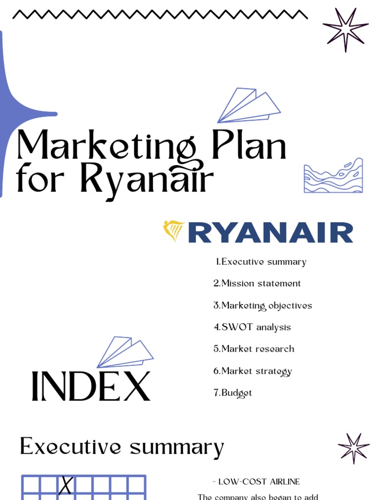 Marketing Plan For Ryanair | PDF | Low Cost Carrier | Airlines