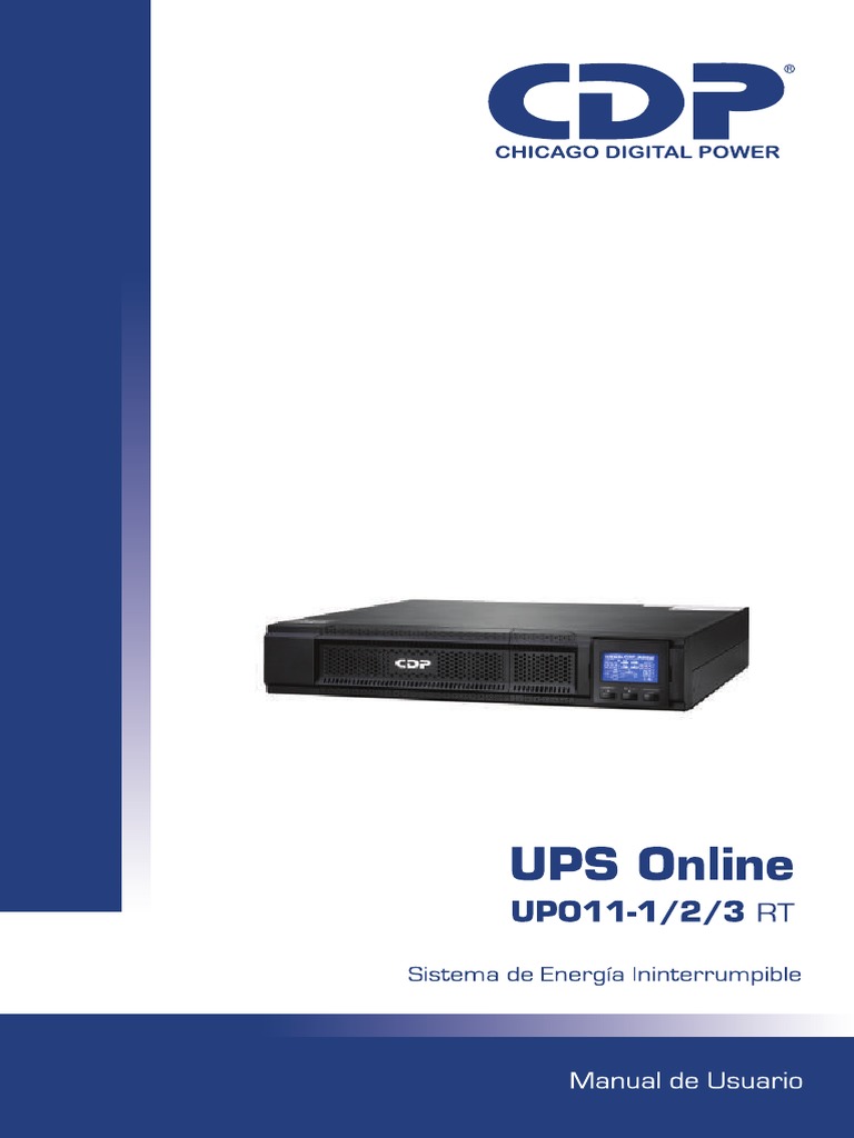 Manual de Usuario Español UPS | PDF