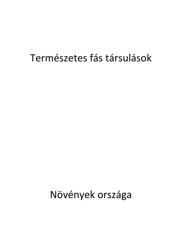Természetes Növények | PDF Természetes Növények | PDF
