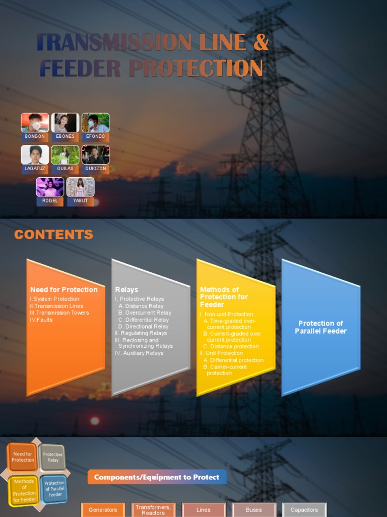 Group 5 Transmission Line and Feeder Protection | PDF | Electric Power ...