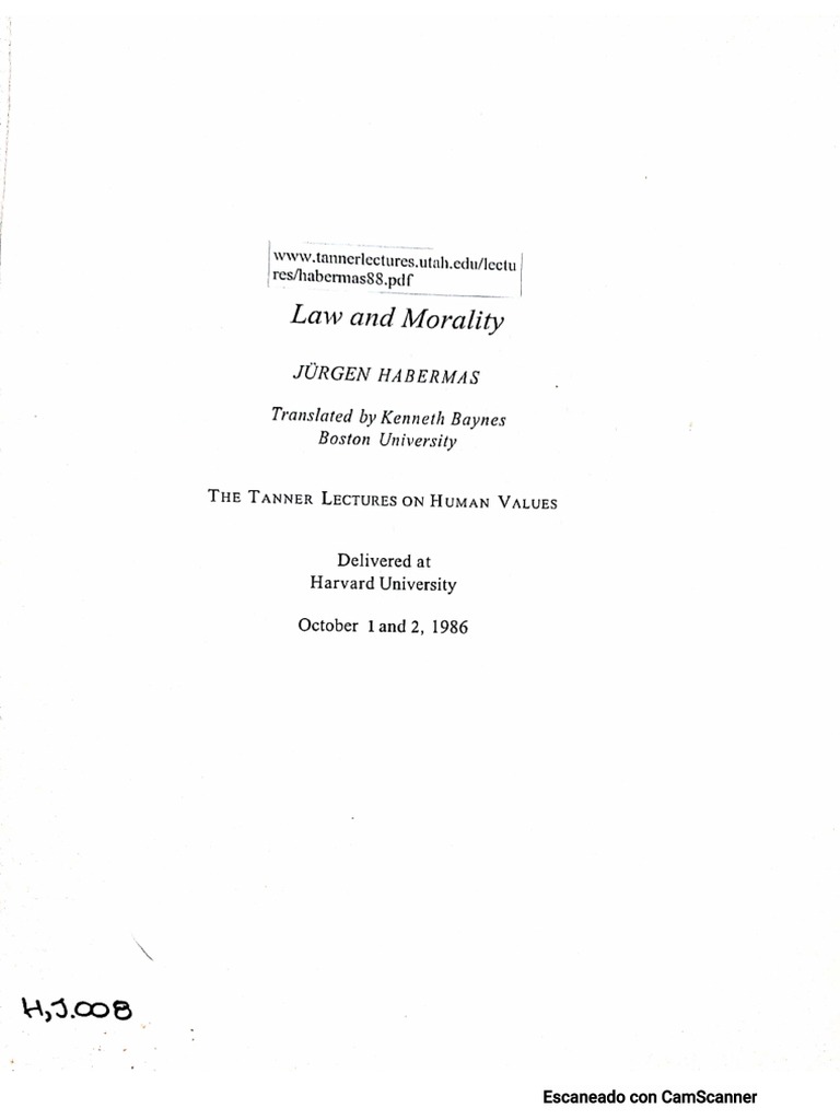 Law and Morality | PDF