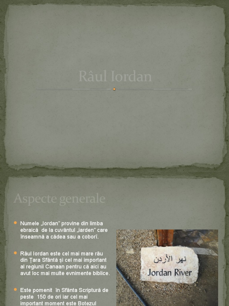 Râul Iordan | PDF