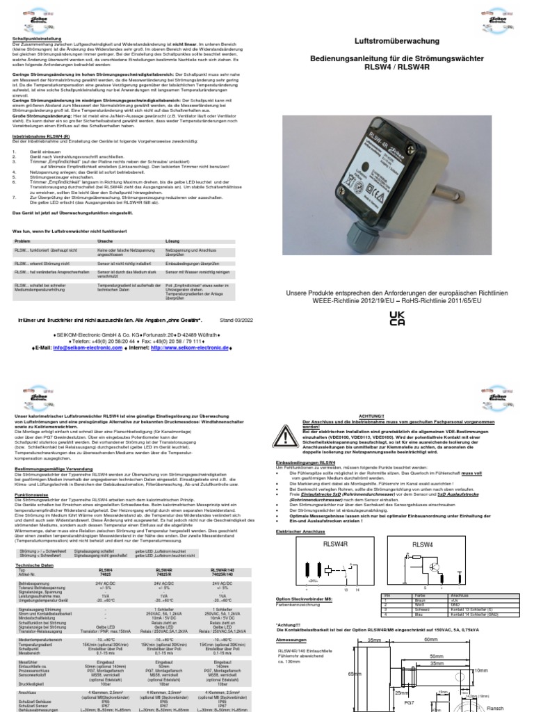 RLSW4T RLSW4R | PDF