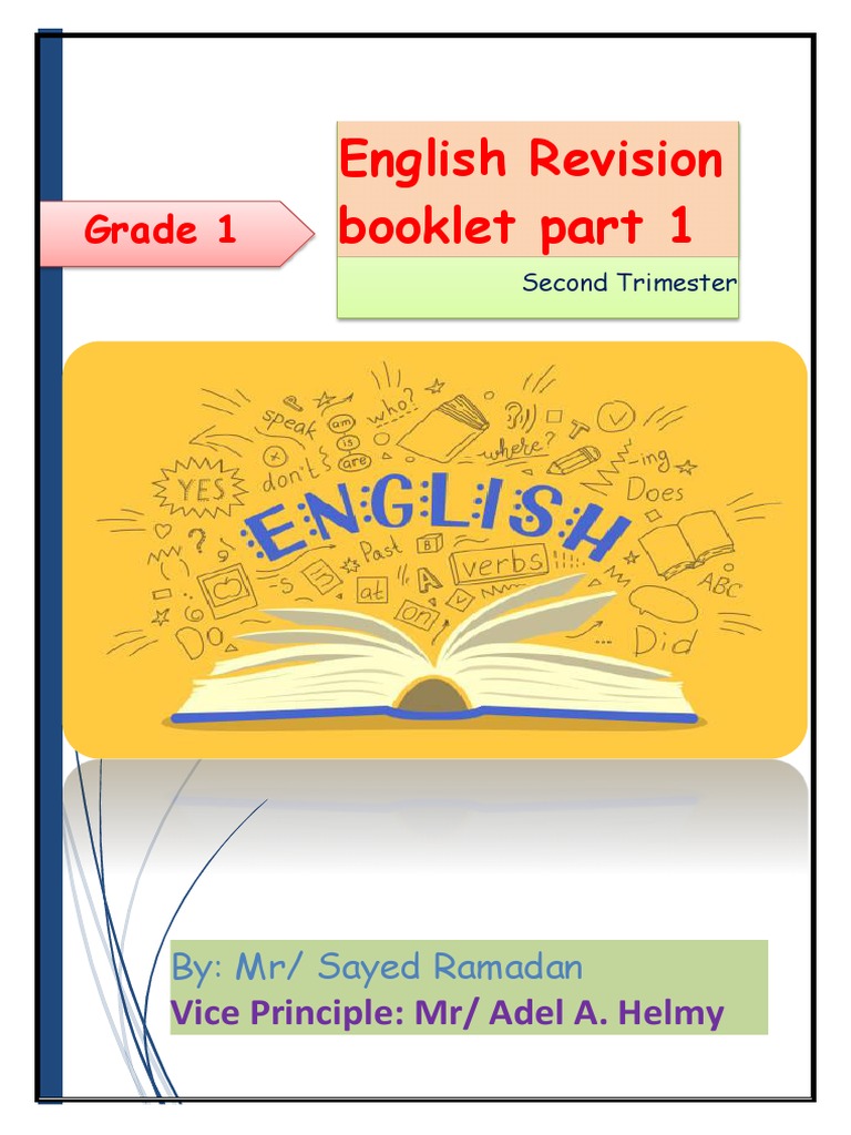 Grade 1 English Revision Booklet | PDF | Art