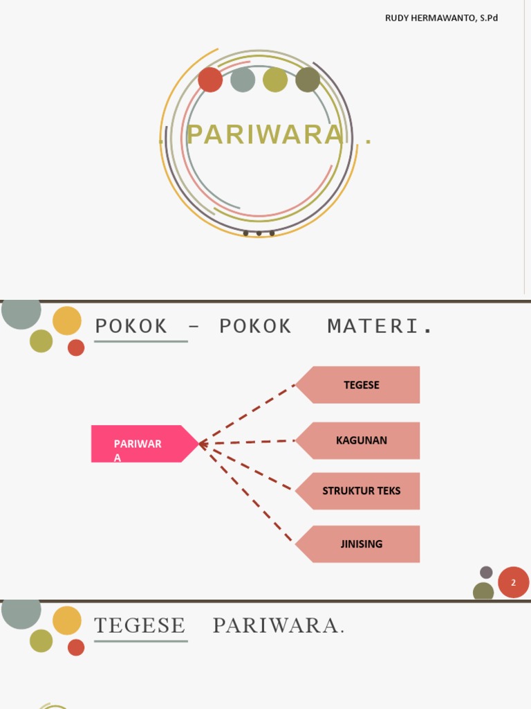 Materi 1 Pariwara Fix | PDF
