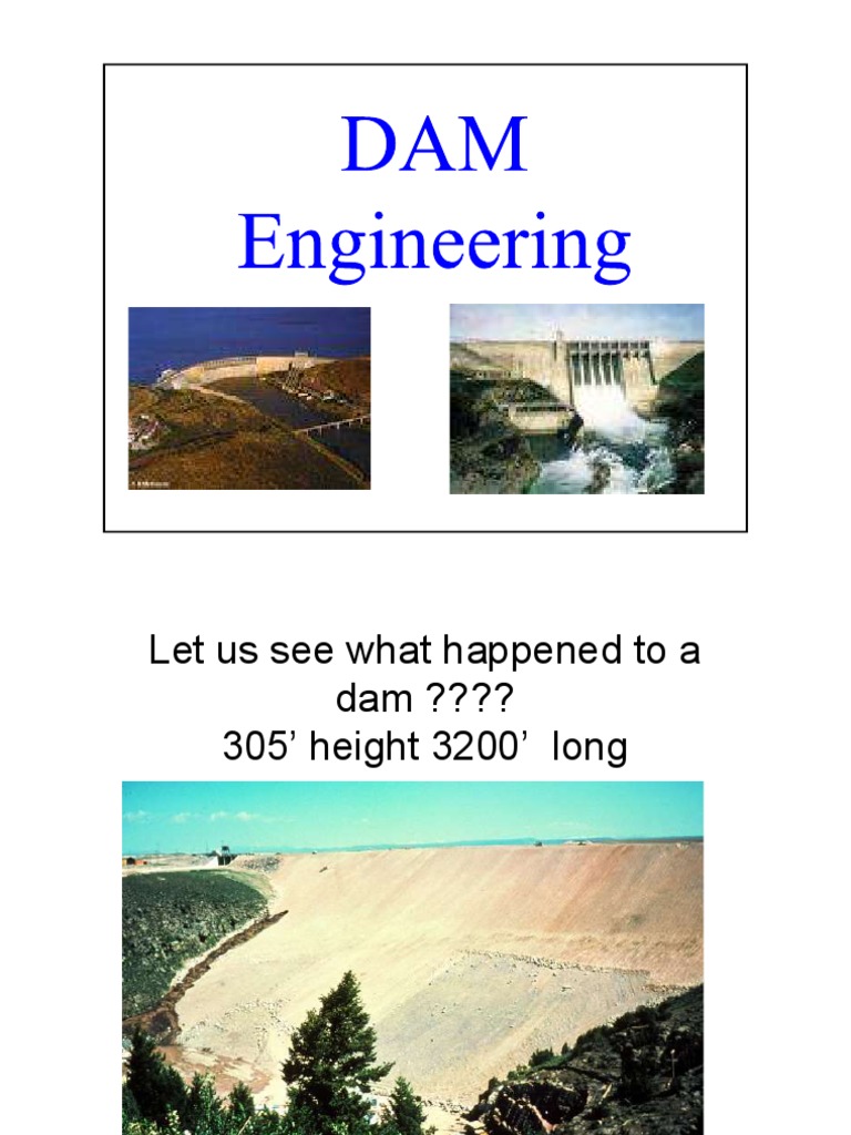Lecture Series 9 - Dam Engineering | PDF | Dam | Hydrology