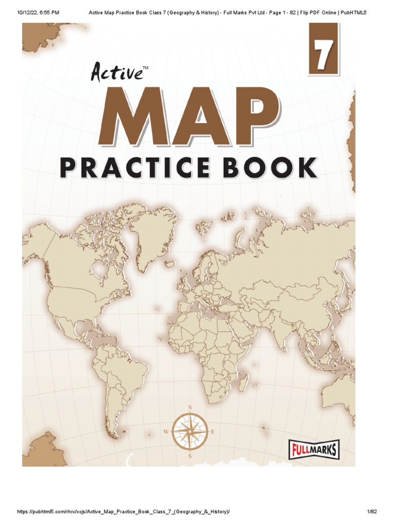 Class 7 Active Map Practice Guide | PDF | Geographical Technology ...