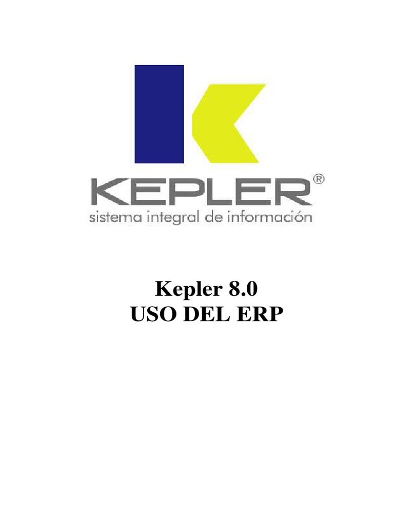 Kepler 80 Uso Del Erp | PDF | Microsoft Windows | HTML