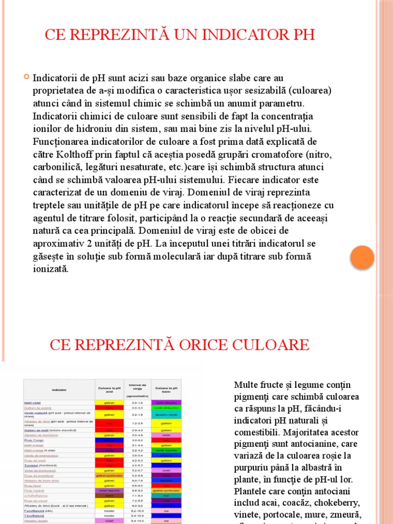 Ce Reprezintă Un Indicator PH | PDF