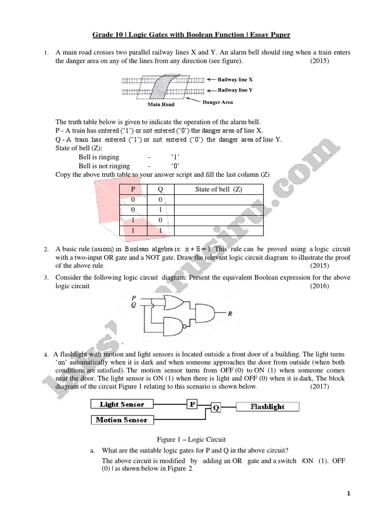 Grade 10 Lesson 04 English Essay | PDF | Boolean Algebra | Teaching Mathematics