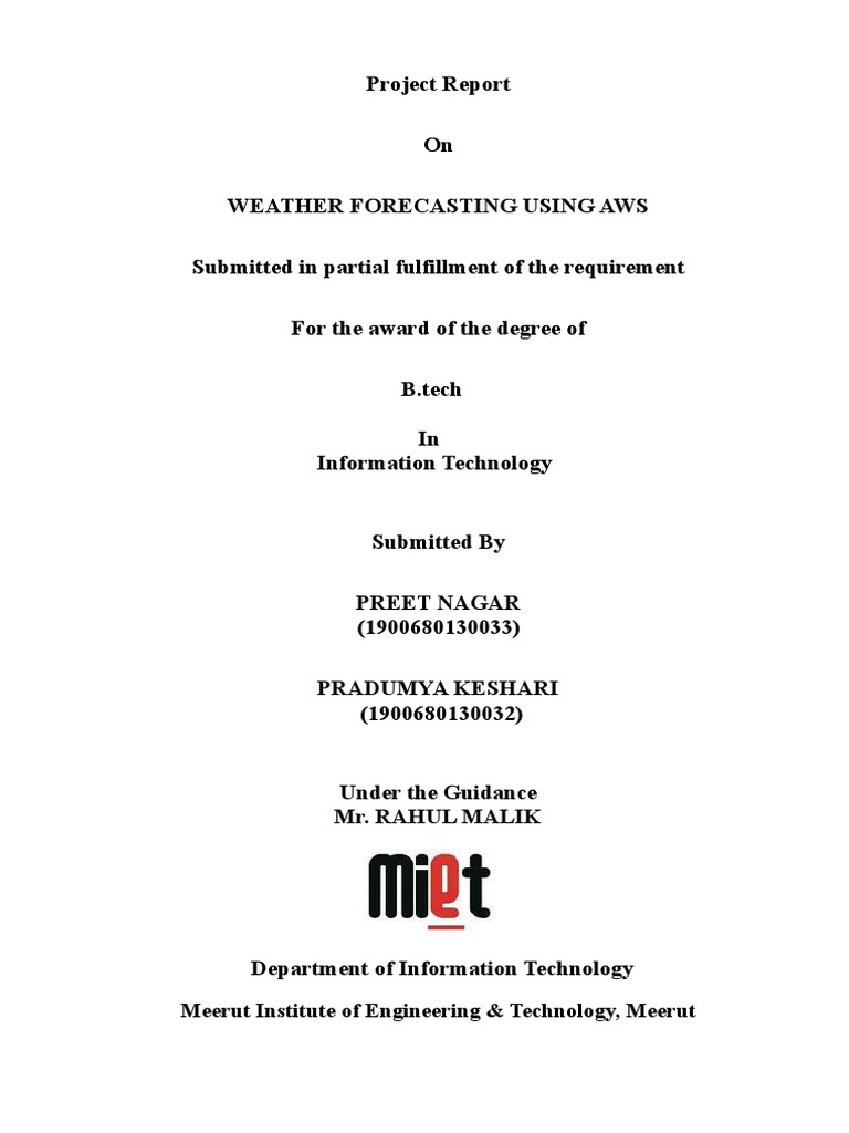 Project Report | PDF