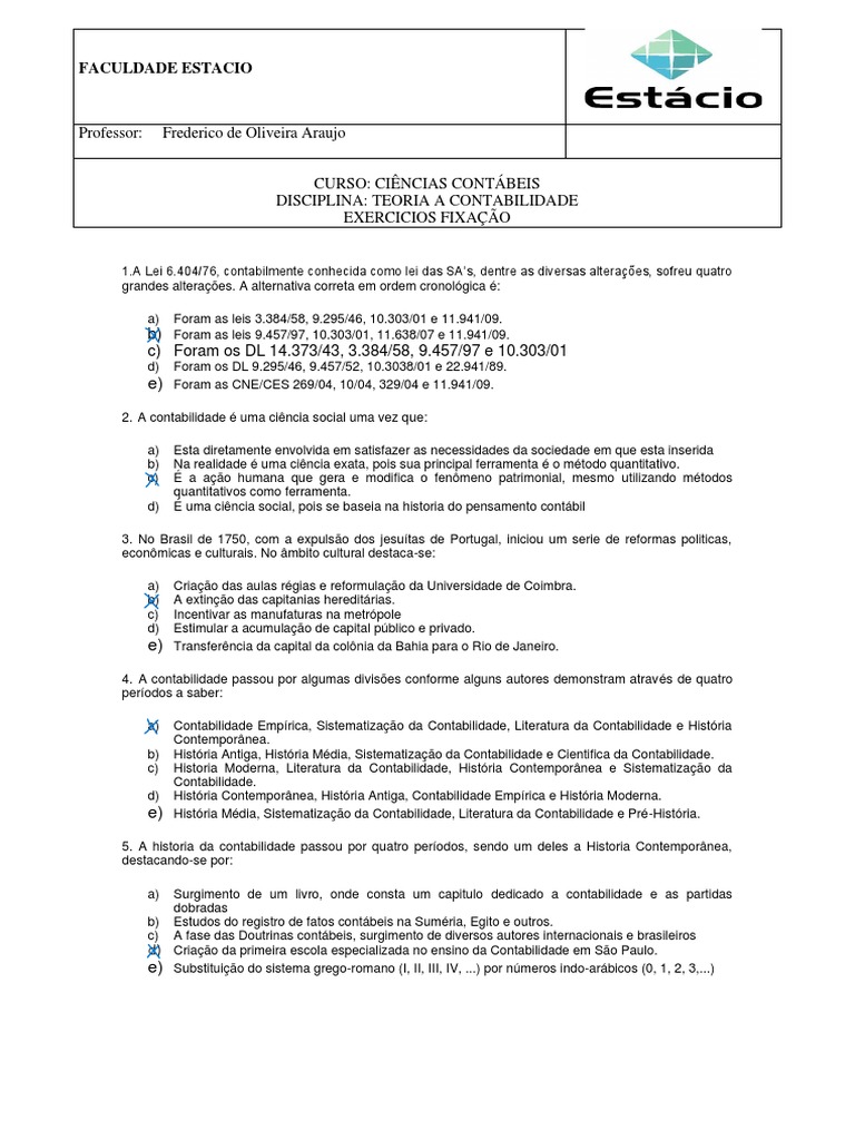 1º Atividade.doc | PDF