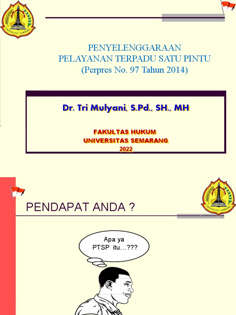 Sistem Perizinan PTSP | PDF