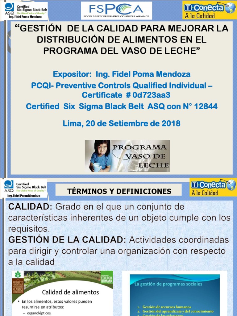 12-Fidel Poma Control de Calidad PVL | PDF | Alimentos | Nutrición