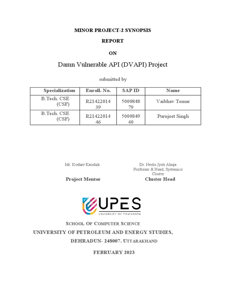 Dvapi Report | PDF