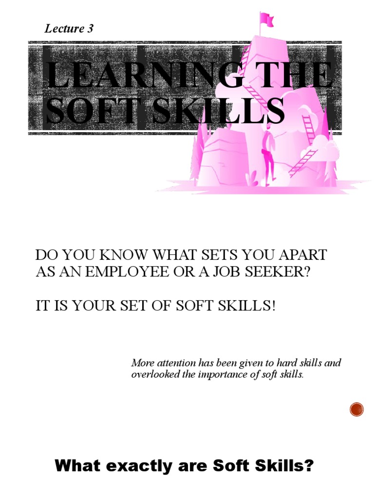 Lecture 3 - Learning The Soft Skills | PDF | Leadership | Communication