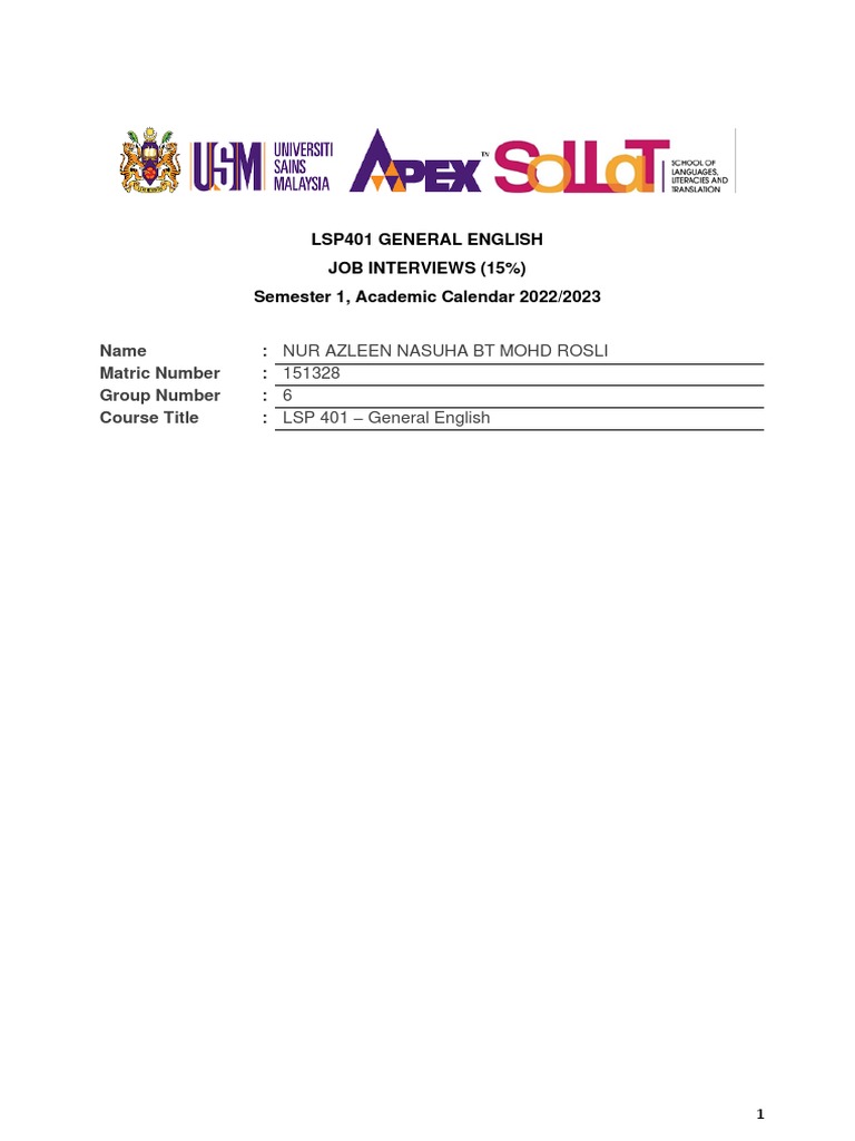 Resume Nur Azleen Nasuha BT Mohd Rosli | PDF Resume Nur Azleen Nasuha BT Mohd Rosli | PDF