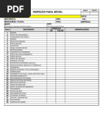 Check List - BOMBA LANÇA | PDF